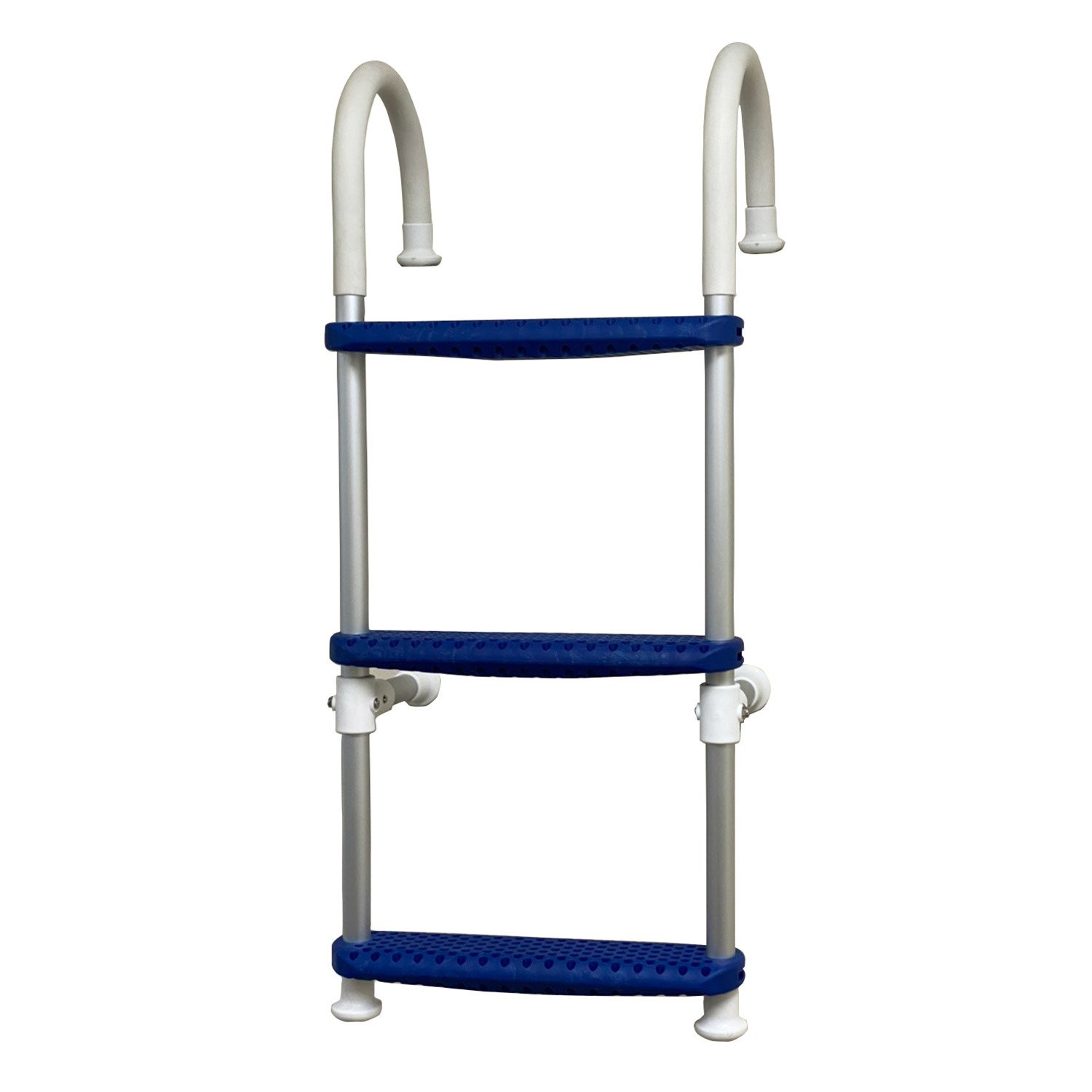 3‑Step Gunwale‑Mount Boarding Ladder Blue