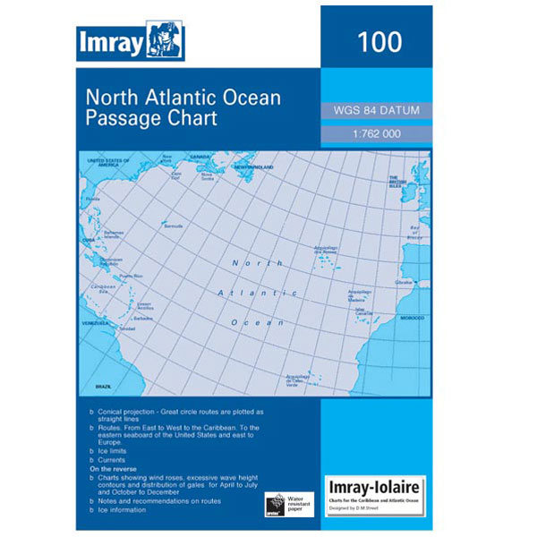 WEEMS & PLATH North Atlantic Ocean Passage Chart