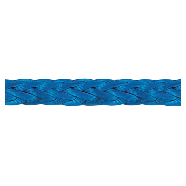 SAMSON ROPE 5/16" AmSteel-Blue Dyneema Single Braid, Blue