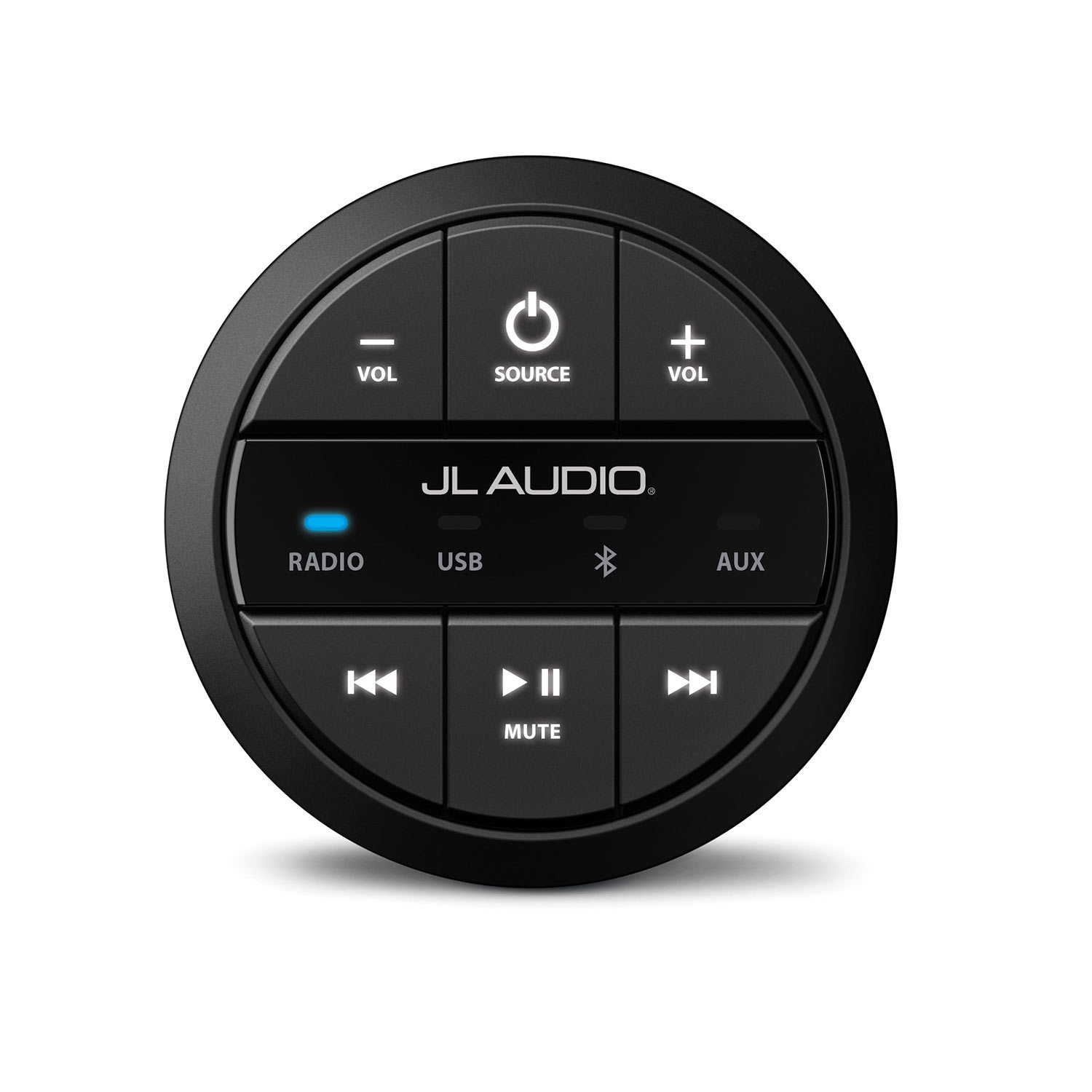JL AUDIO MMR-20-BE Round Remote Controller for MediaMaster