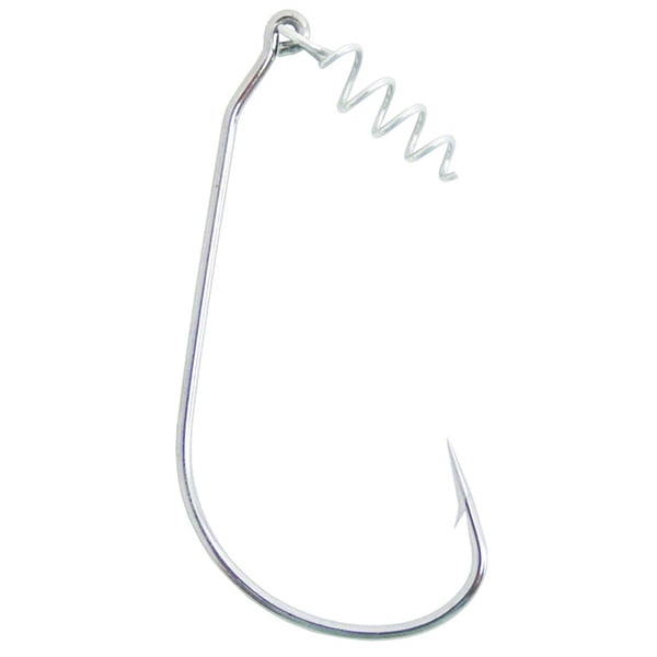 Ultra Point Impact Soft Plastics Spring Keeper Hook, Size 2/0, 5-Pack ...