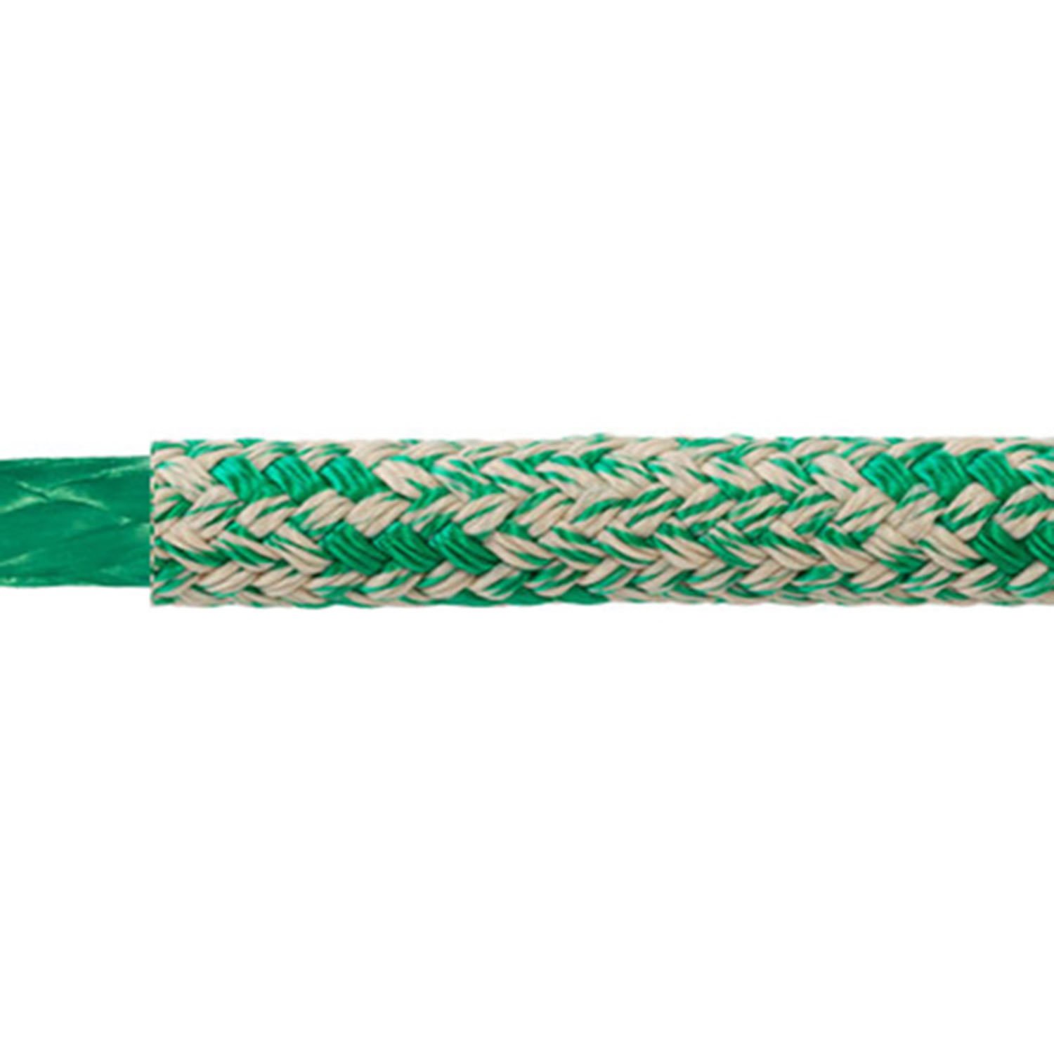 SAMSON ROPE 6mm WarpSpeed II Double Braid, Green
