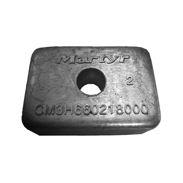 MARTYR Magnesium Anode for Nissan/Tohatsu, 0.7" x 1.1" x 0.4"