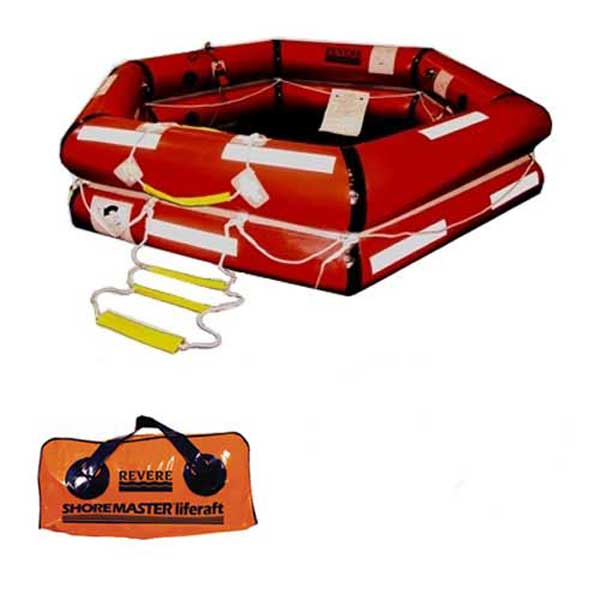 SURVIVAL TECHNOLOGIES ShoreMaster IBA Life Raft, 6-Person, Valise ...