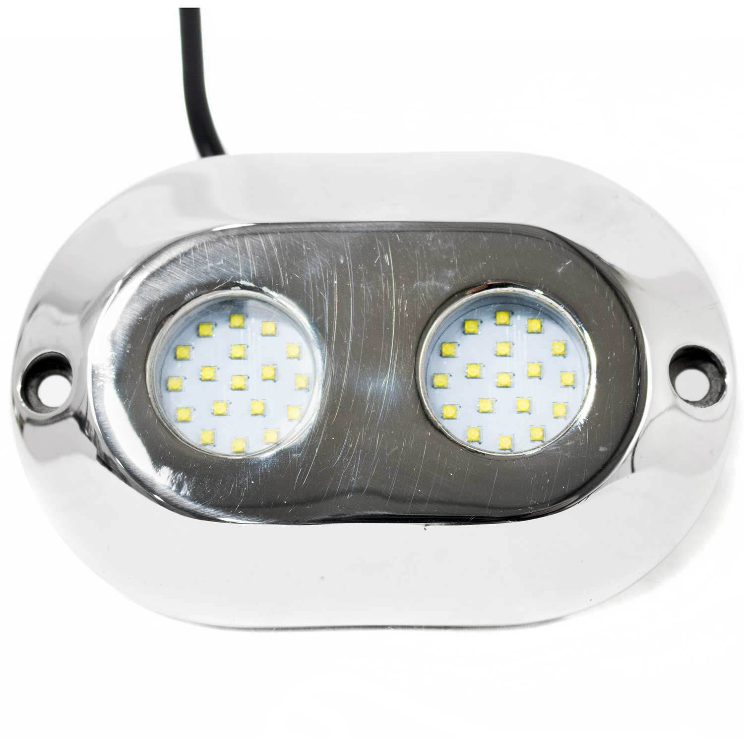 MARINE SPORT LIGHTING Dual Pod Underwater LED Lighting System, White