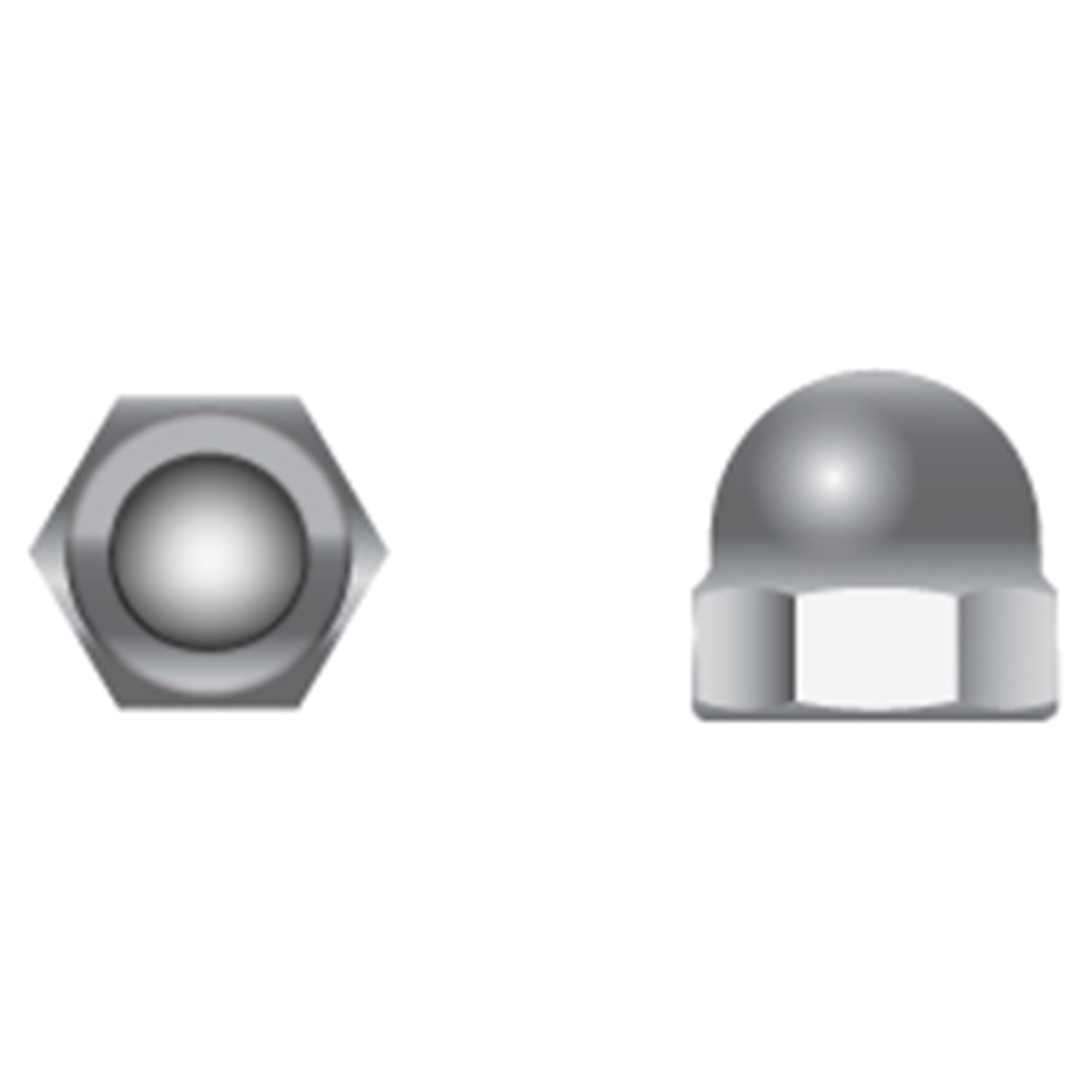 FASCO FASTENER Stainless Steel Cap Nuts