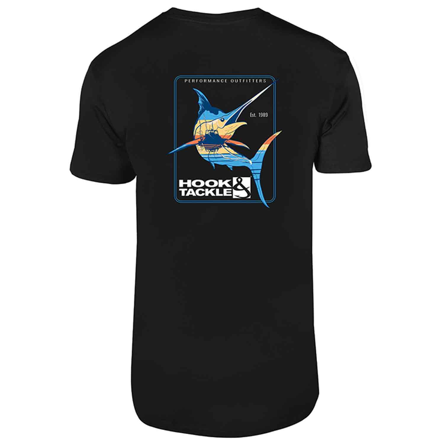 HOOK & TACKLE Men's Marlin Boat Shirt