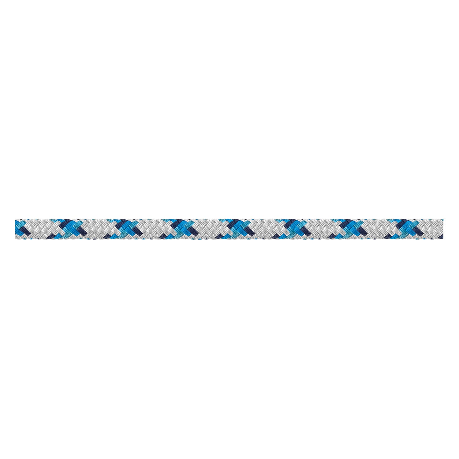SAMSON ROPE 10mm Dia. XLS3 Double Braid Line, Blue, Sold by the Foot