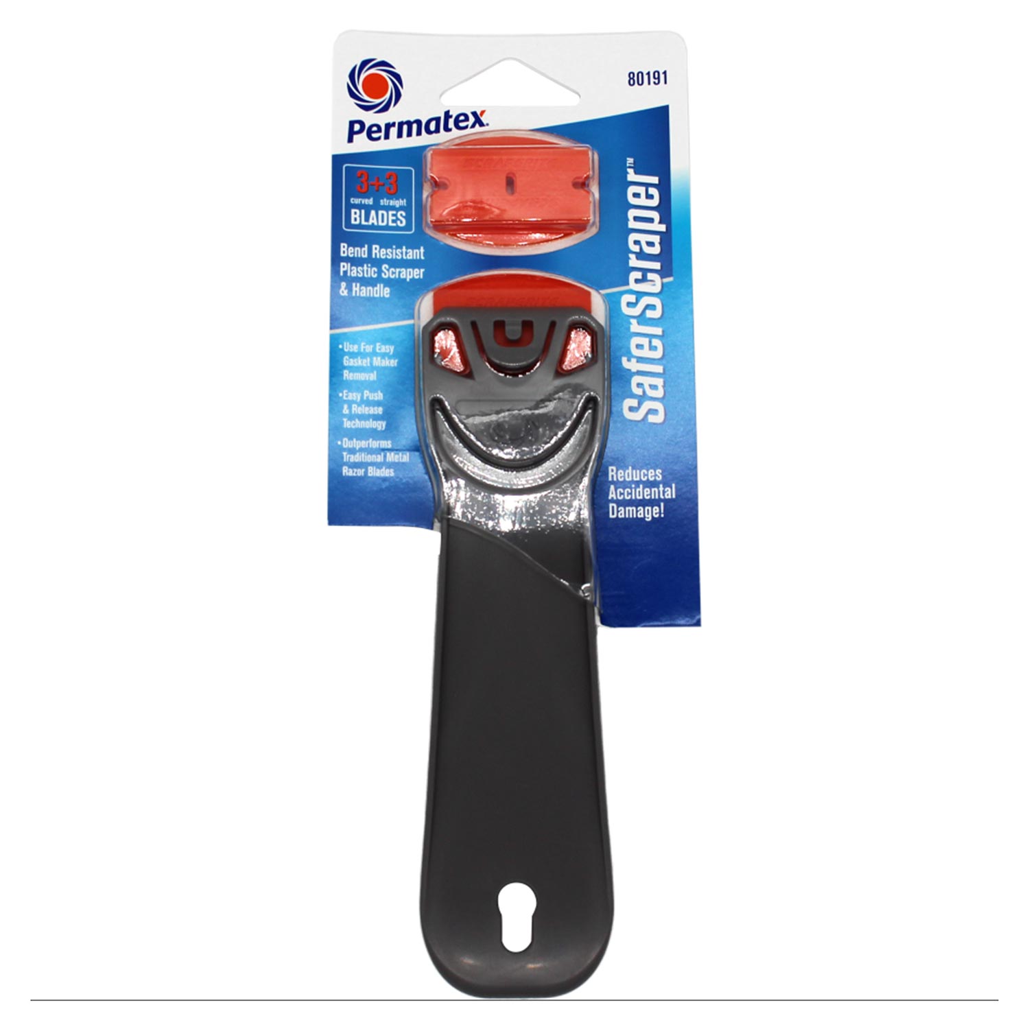 PERMATEX SaferScraper Plastic Scraper & Handle