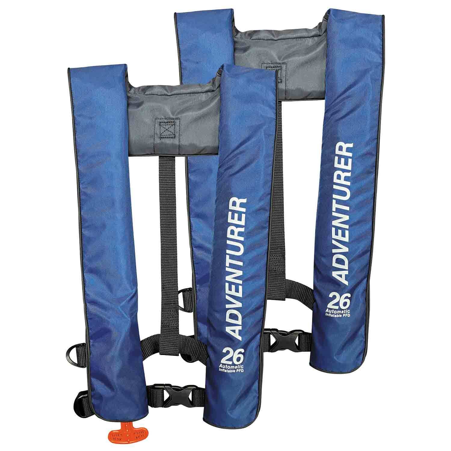 Auto Inflatable Life Jacket Twin Pack - USCG Type V