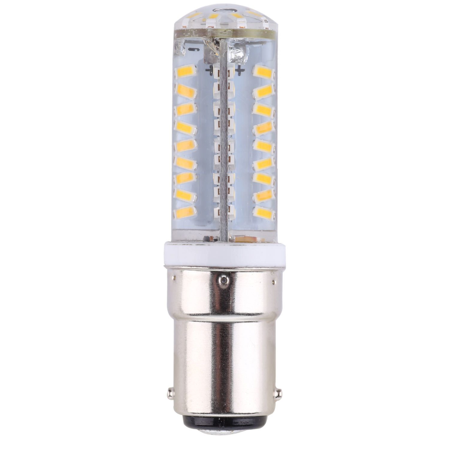 DR. LED White Surface Mount Double Contact Bayonet LED Replacement Bulb