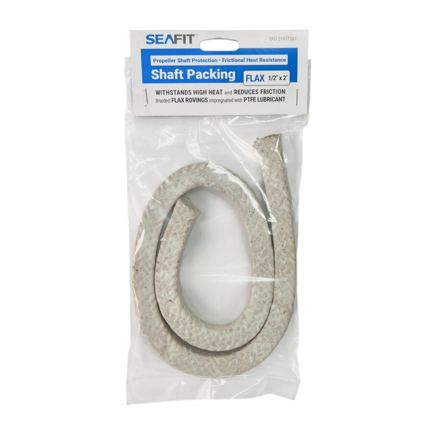 SEAFIT 1/2" PTFE Flax Shaft Packing, 2'