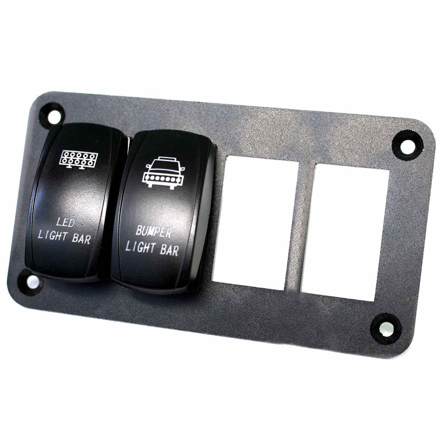 MARINE SPORT LIGHTING Rocker Switch Panel, 4 Hole