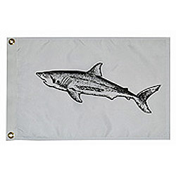 TAYLOR MADE Shark Flag, 12 x 18"