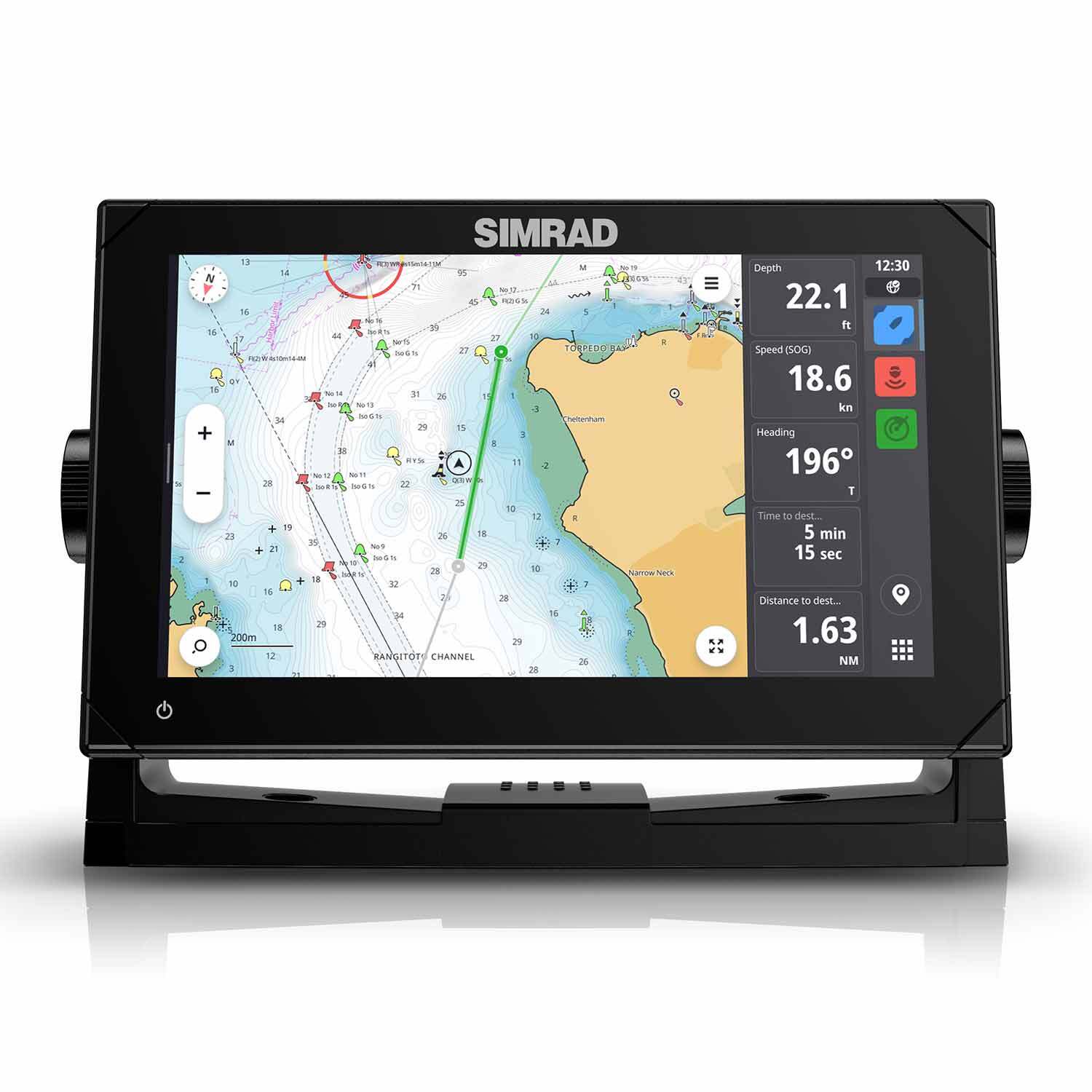 SIMRAD NSX 9 Multifunction Display with C-Map Discover X Charts, No ...