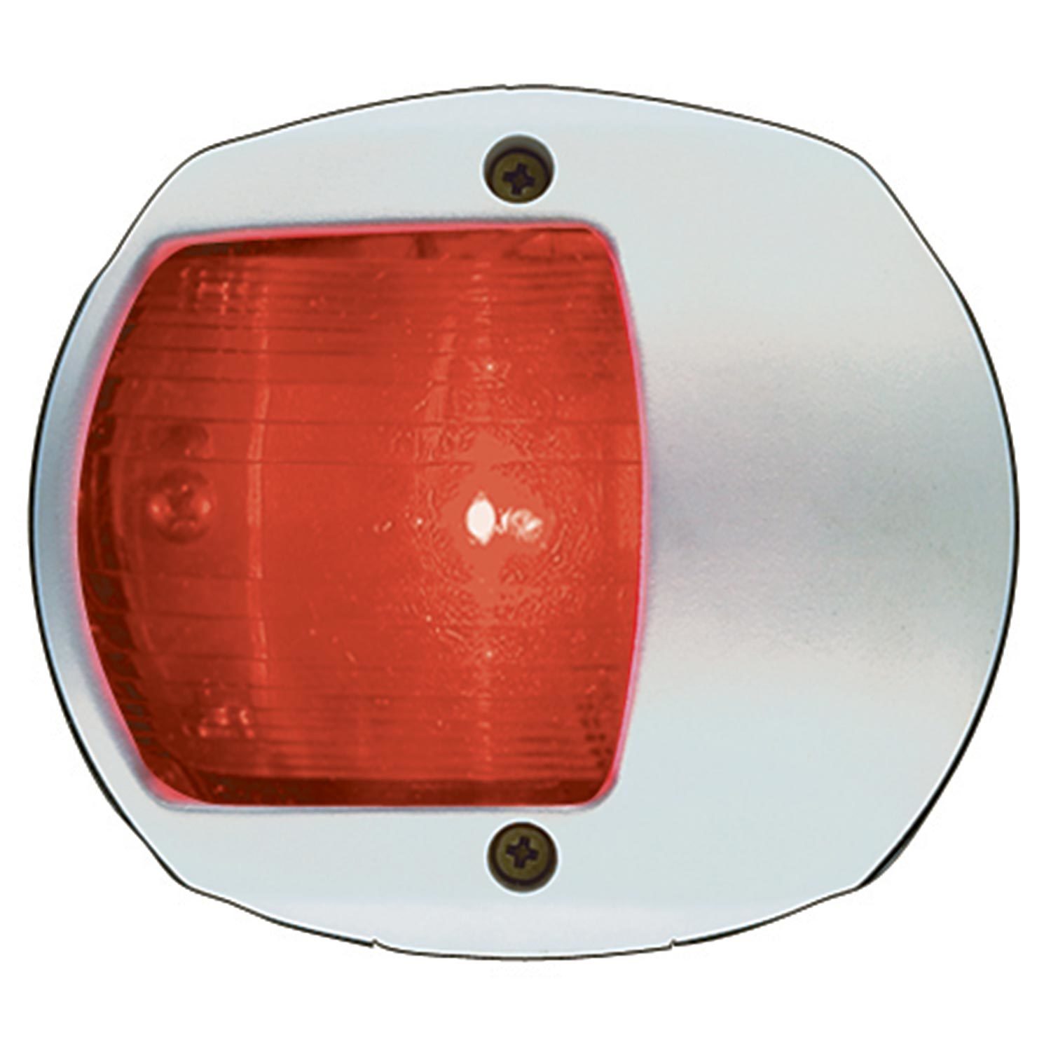PERKO PERKO® LED Red Side Navigation Light, White Polymer