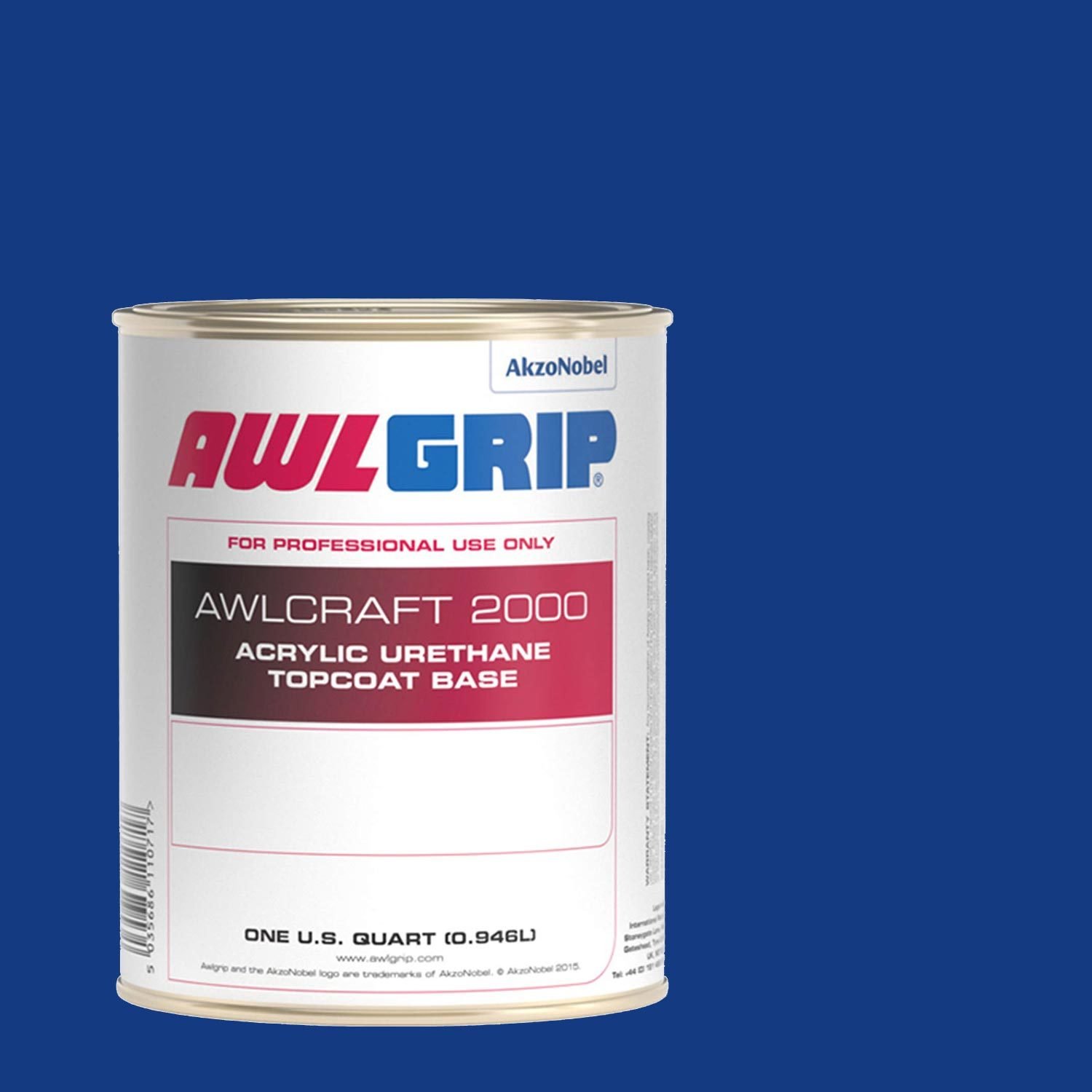 AWLGRIP Awlcraft 2000 Acrylic Urethane High-Gloss Topcoat, Royal Blue ...
