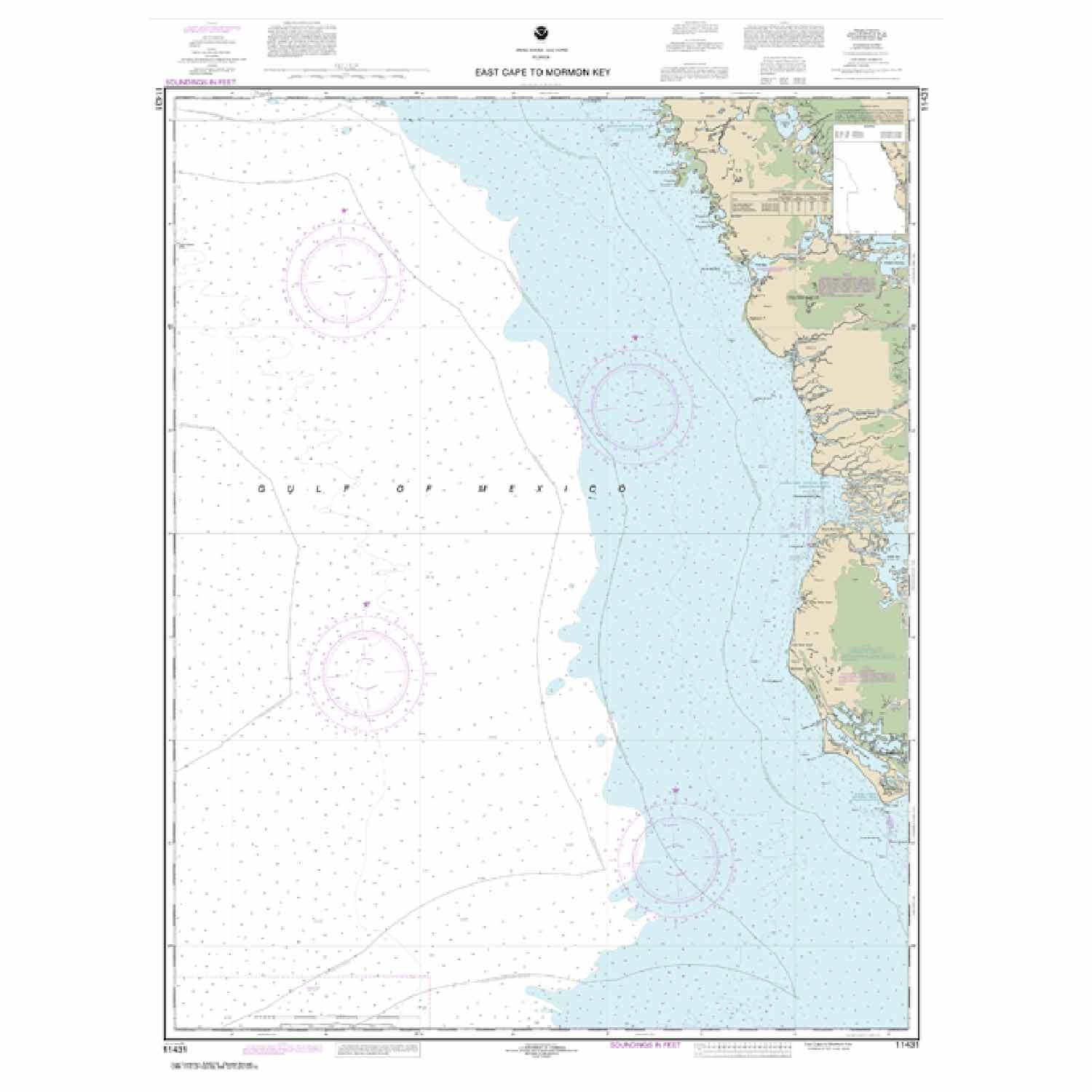 MAPTECH #11431 East Cape to Mormon Key
