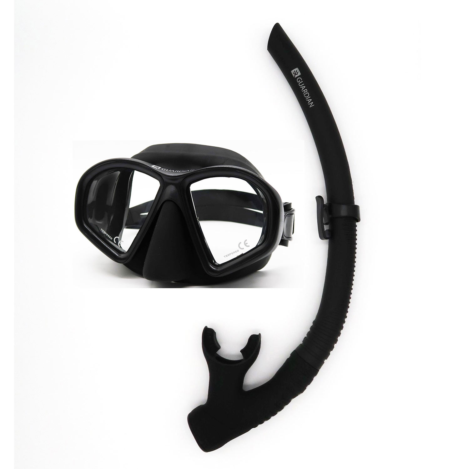 GUARDIAN SCUBA Shadow Freediving Snorkel Combo