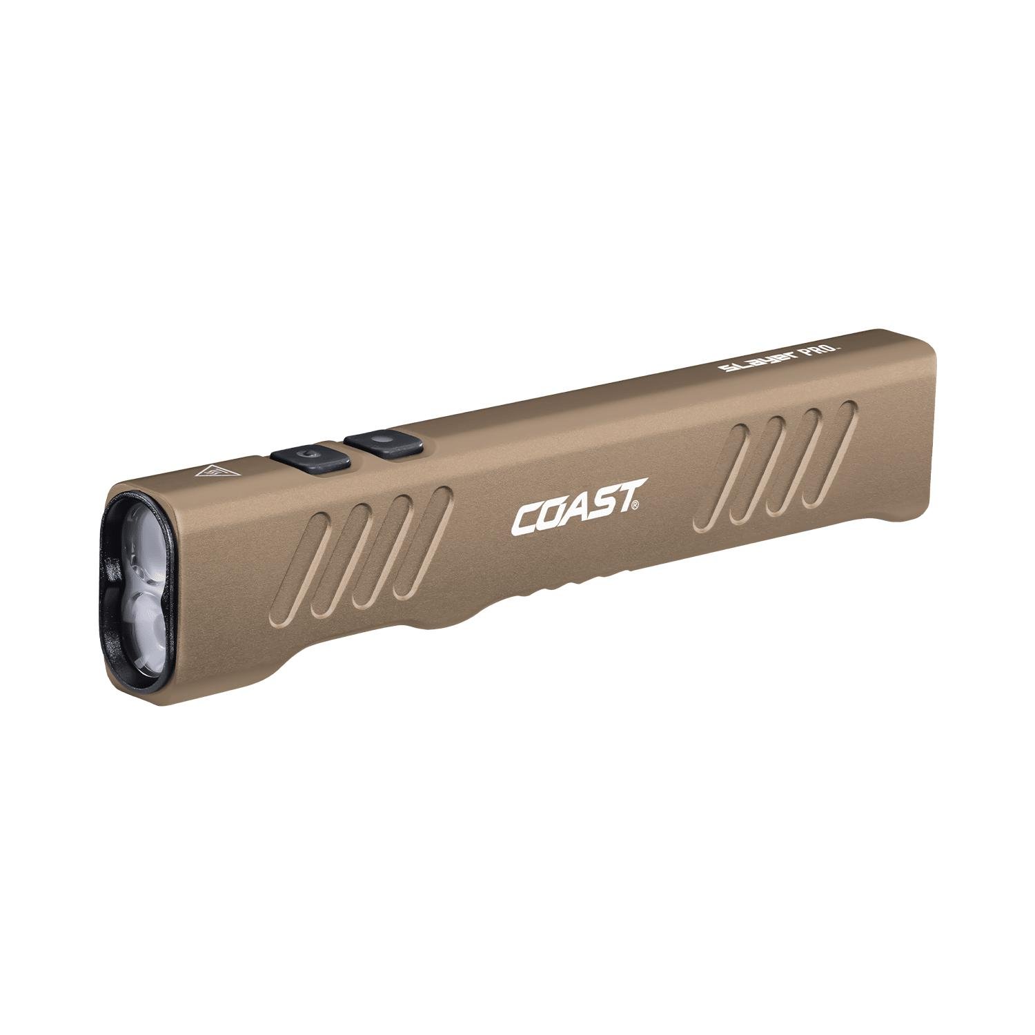 COAST Slayer Pro Rechargeable 1150 Lumen Flashlight, Dune