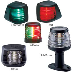 AQUA SIGNAL Series 20 Side Mount Stern Navigation Light