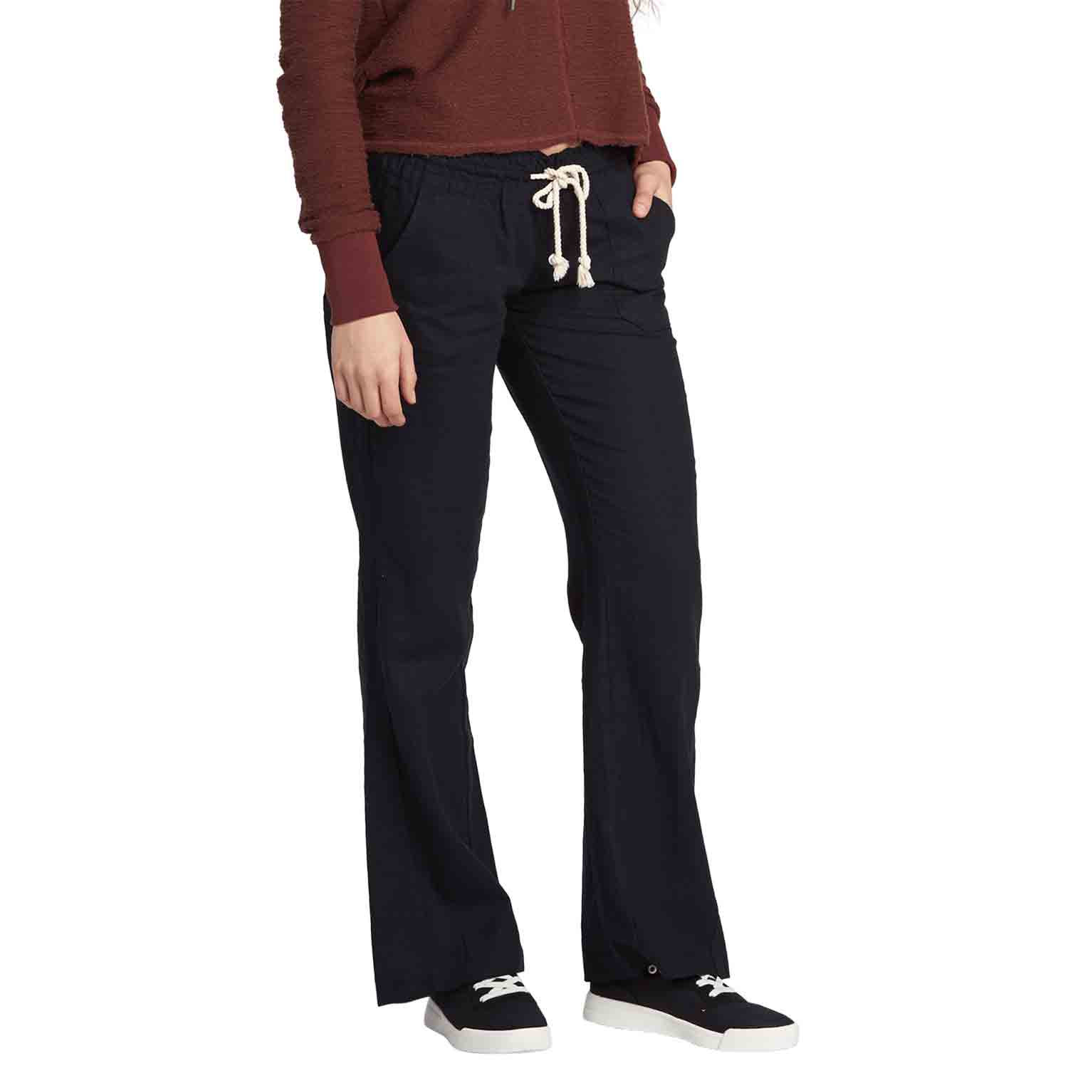 Roxy Womens Oceanside Pants Lightweight Beach Lifestyle Wear