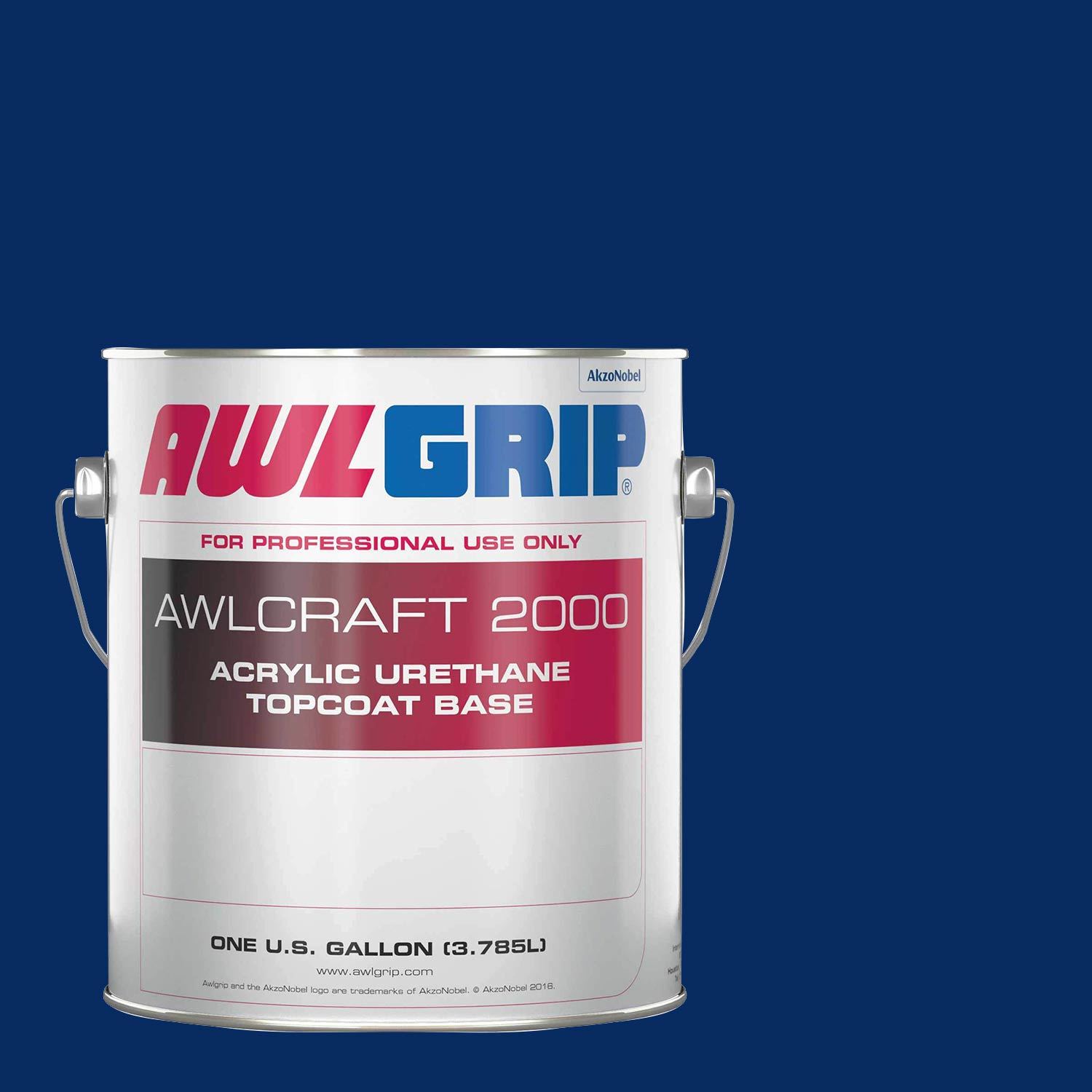 AWLGRIP Awlcraft 2000 Acrylic Urethane High-Gloss Topcoat, Aristo Blue ...