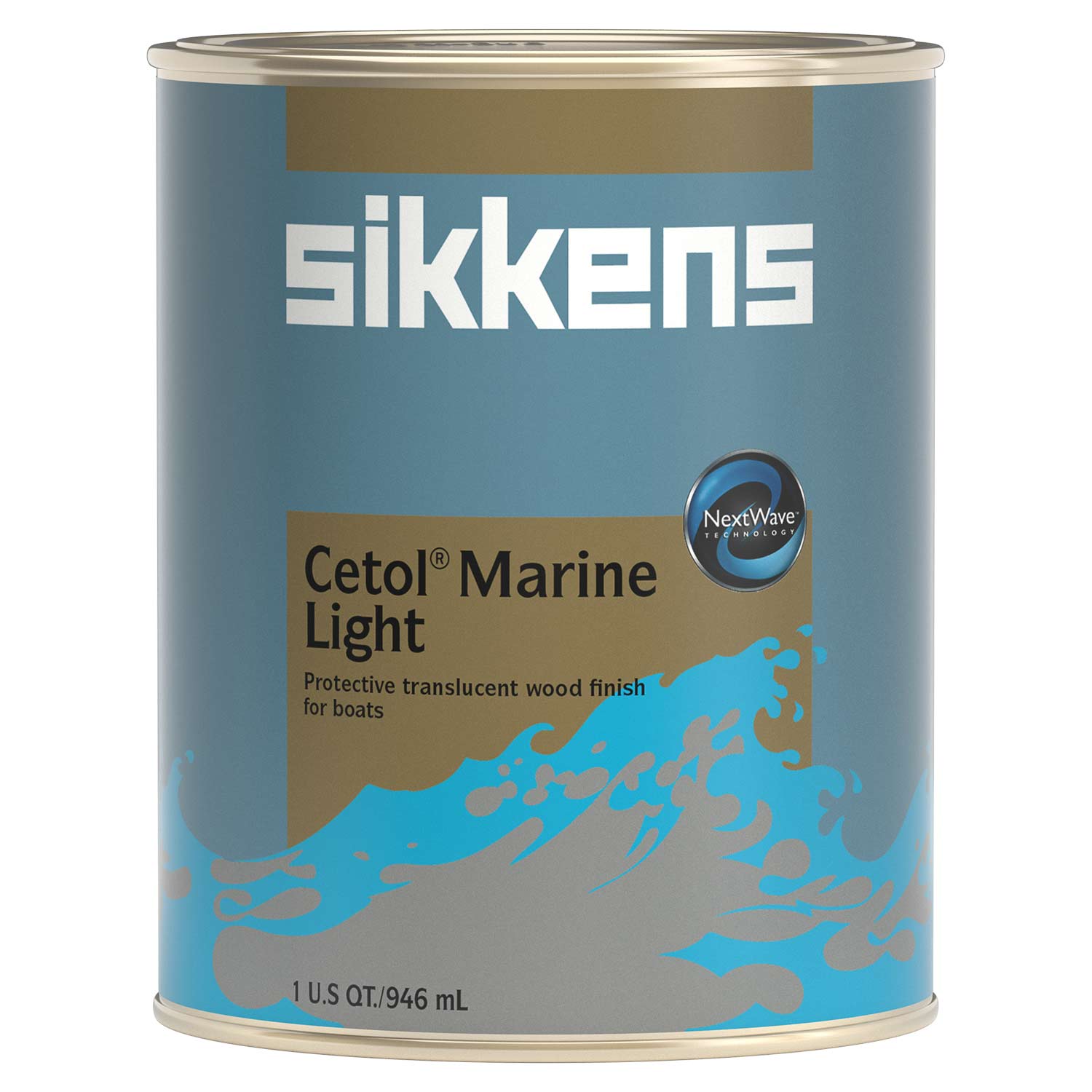 SIKKENS Cetol® Marine Satin Finish, "Marine Light" Color, Quart