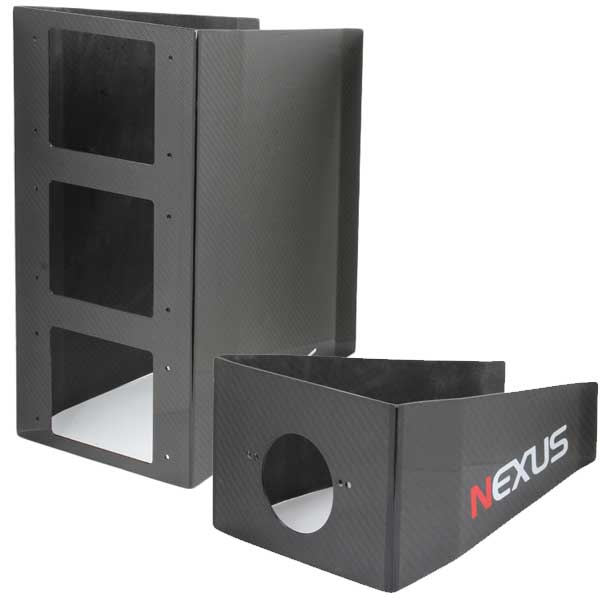 NEXUS, A GARMIN COMPANY Carbon Fiber Instrument Mast Bracket, 4-Displays