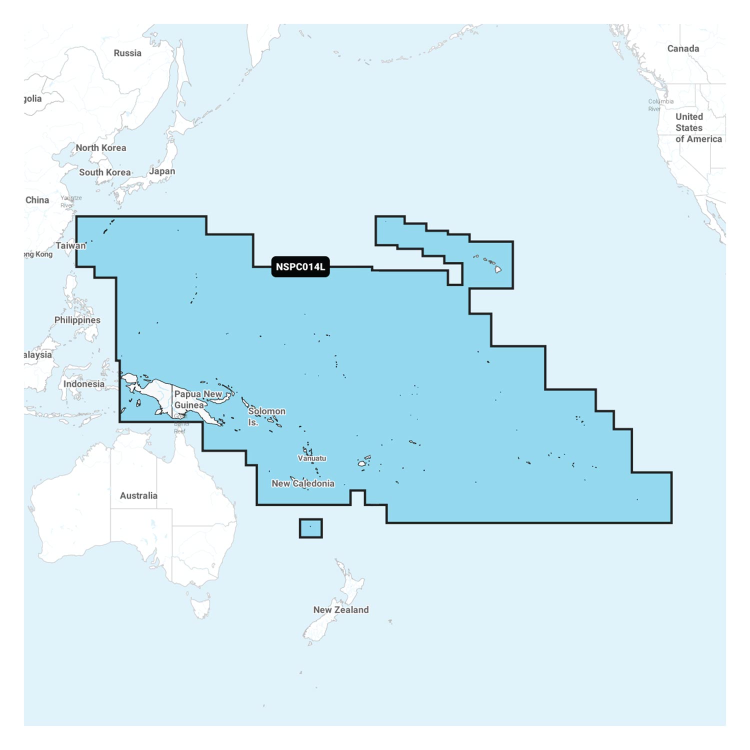 NAVIONICS Navionics+ PC014L Pacific Islands Electronic Chart