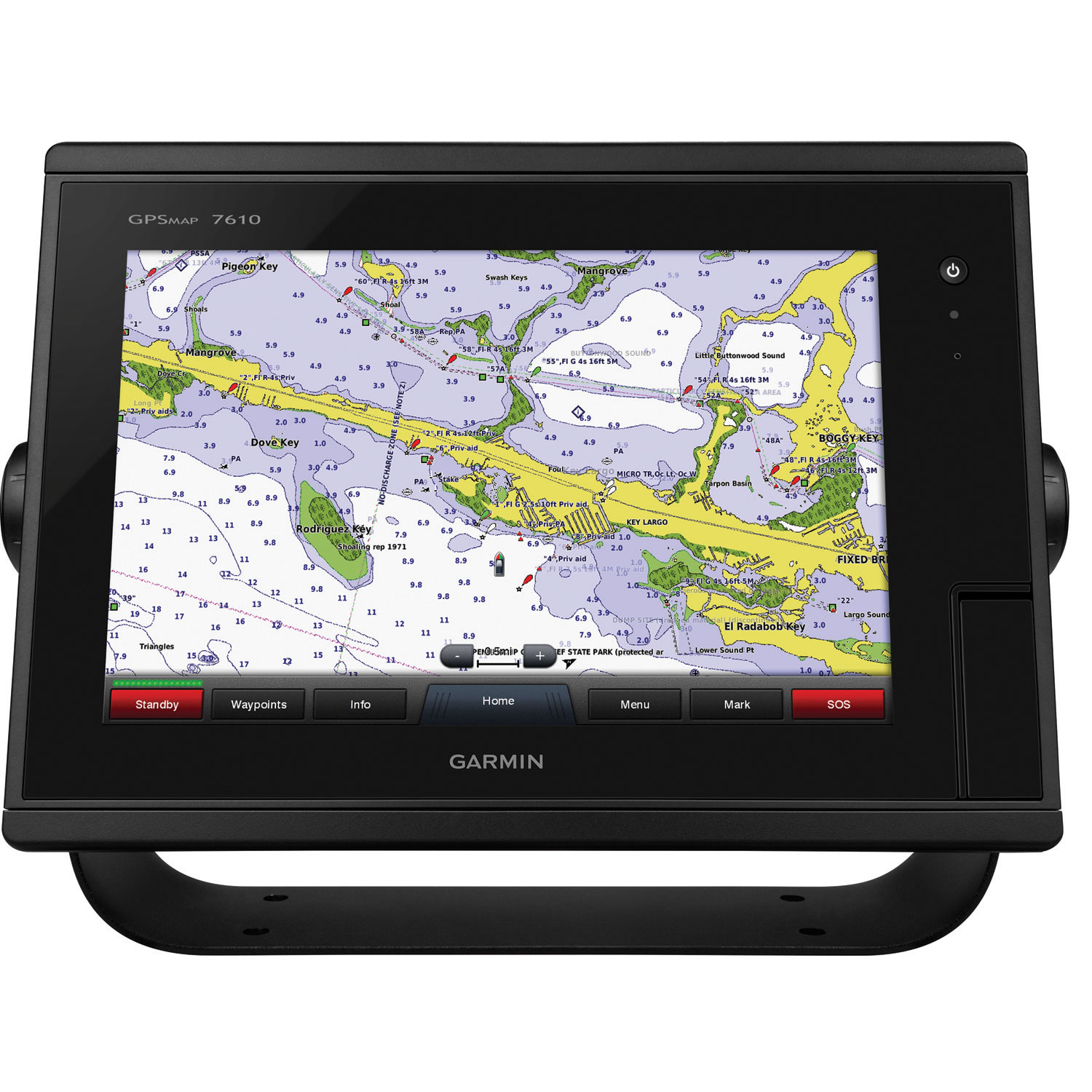 GARMIN GPSMAP 7610 Multifunction Display with BlueChart g2 Coastal and ...