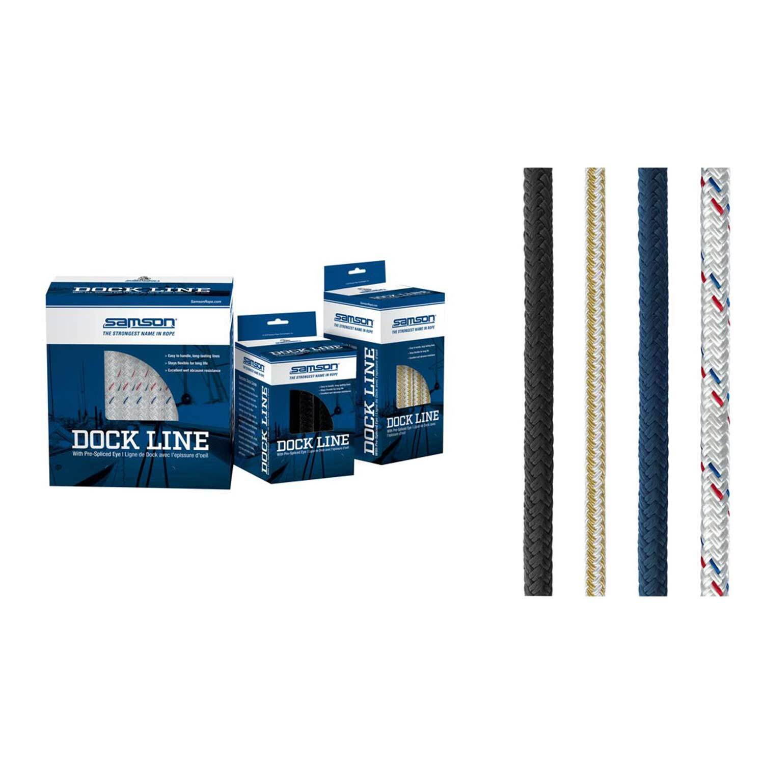 SAMSON ROPE HarborMaster Premium Double Braided Dock Line