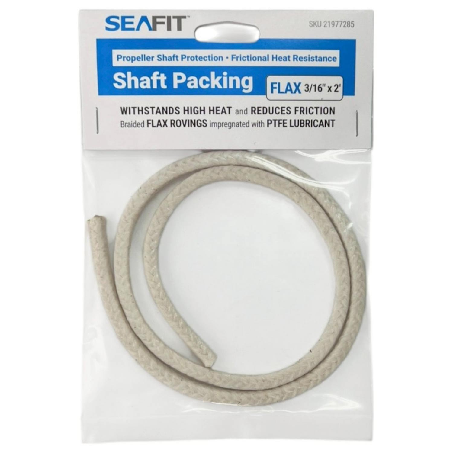 SEAFIT 3/16" PTFE Flax Shaft Packing, 2'