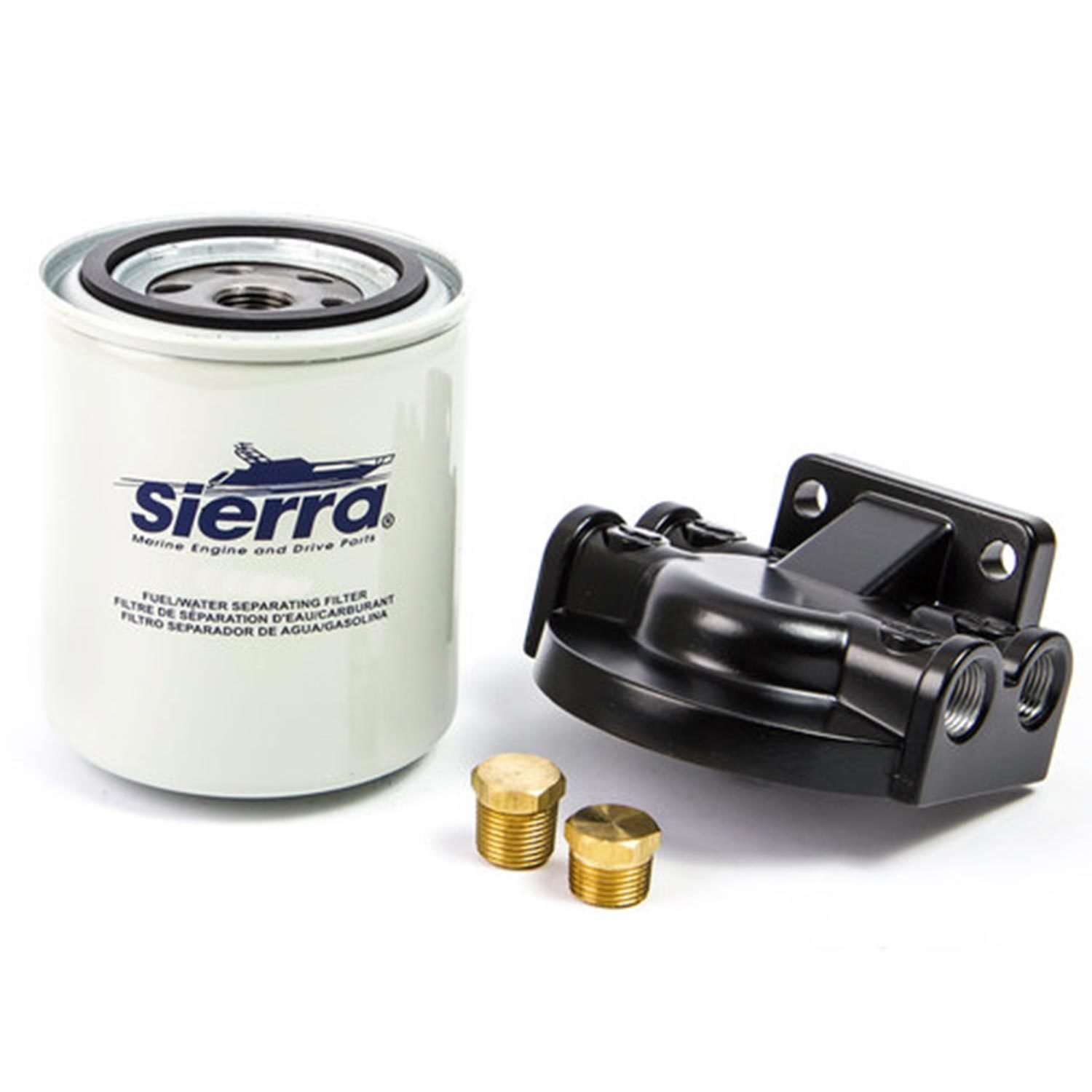 SIERRA 18-7848-1 Short Fuel Filter/Water Separator Kit, 21 Micron