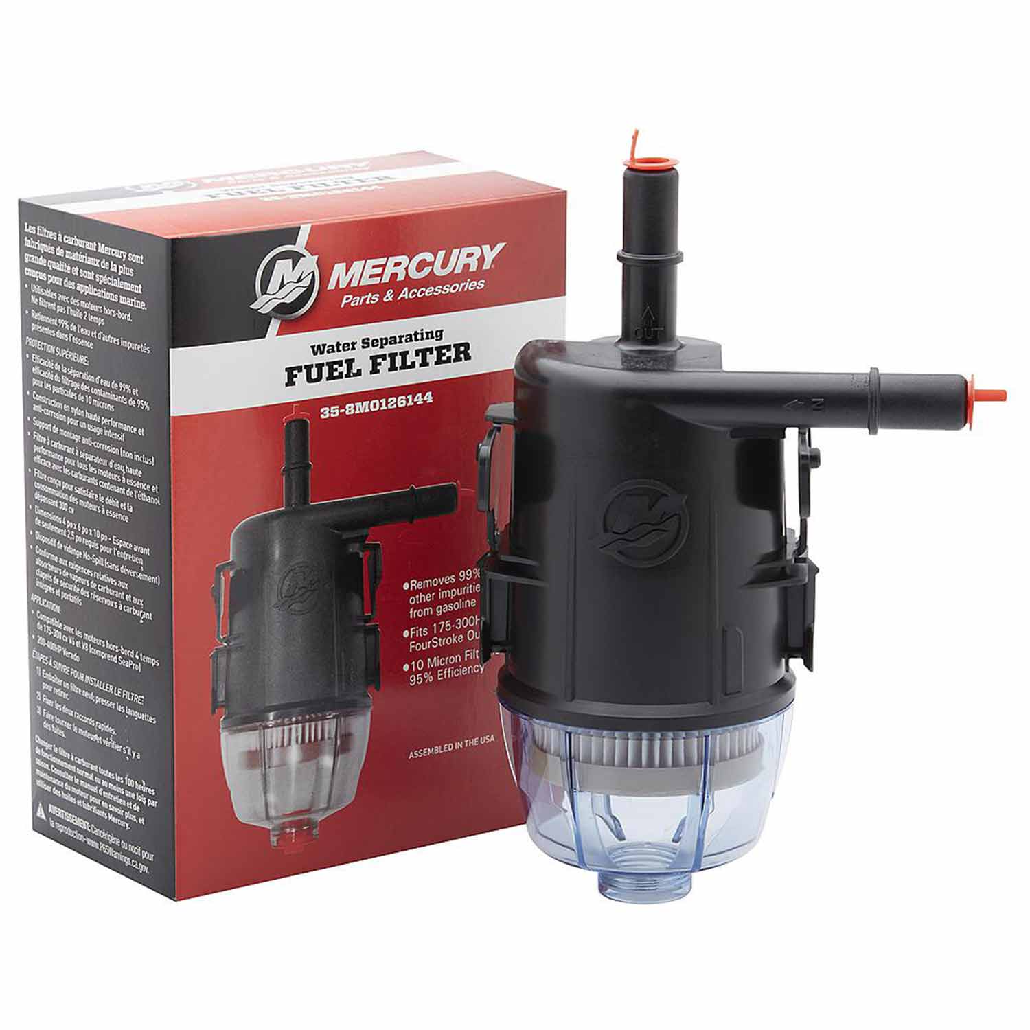 Mercury 8M0126144 Boat‑Mounted Water‑Separating Fuel Filter