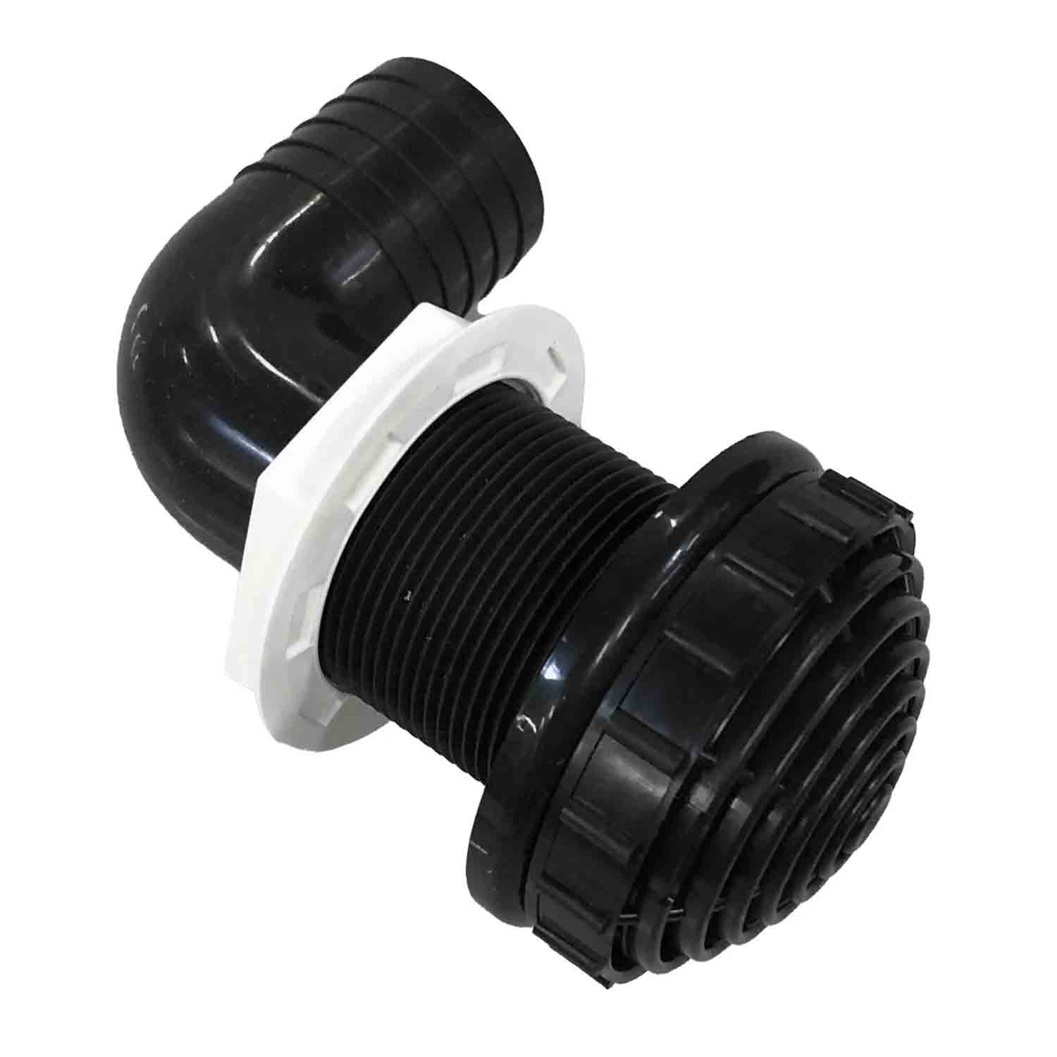 SEAFIT Thru-Hull Fitting - 3/4" Straight, White