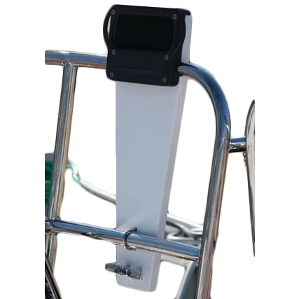 EDSON MARINE Stern Rail Outboard Motor Mount for 1-1/4" Railing