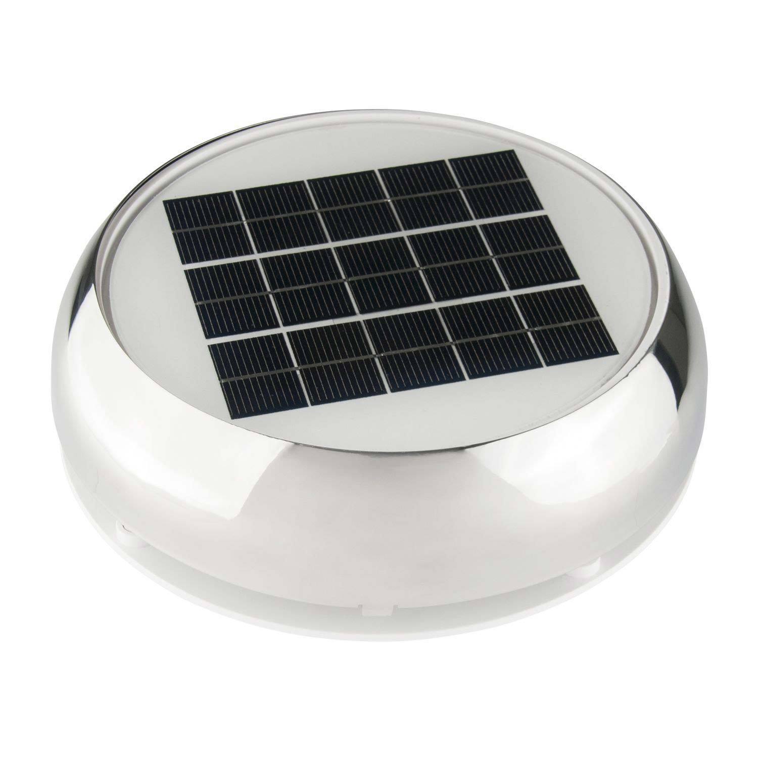MARINCO 3" Stainless Steel Day/Night Solar Nicro Vent