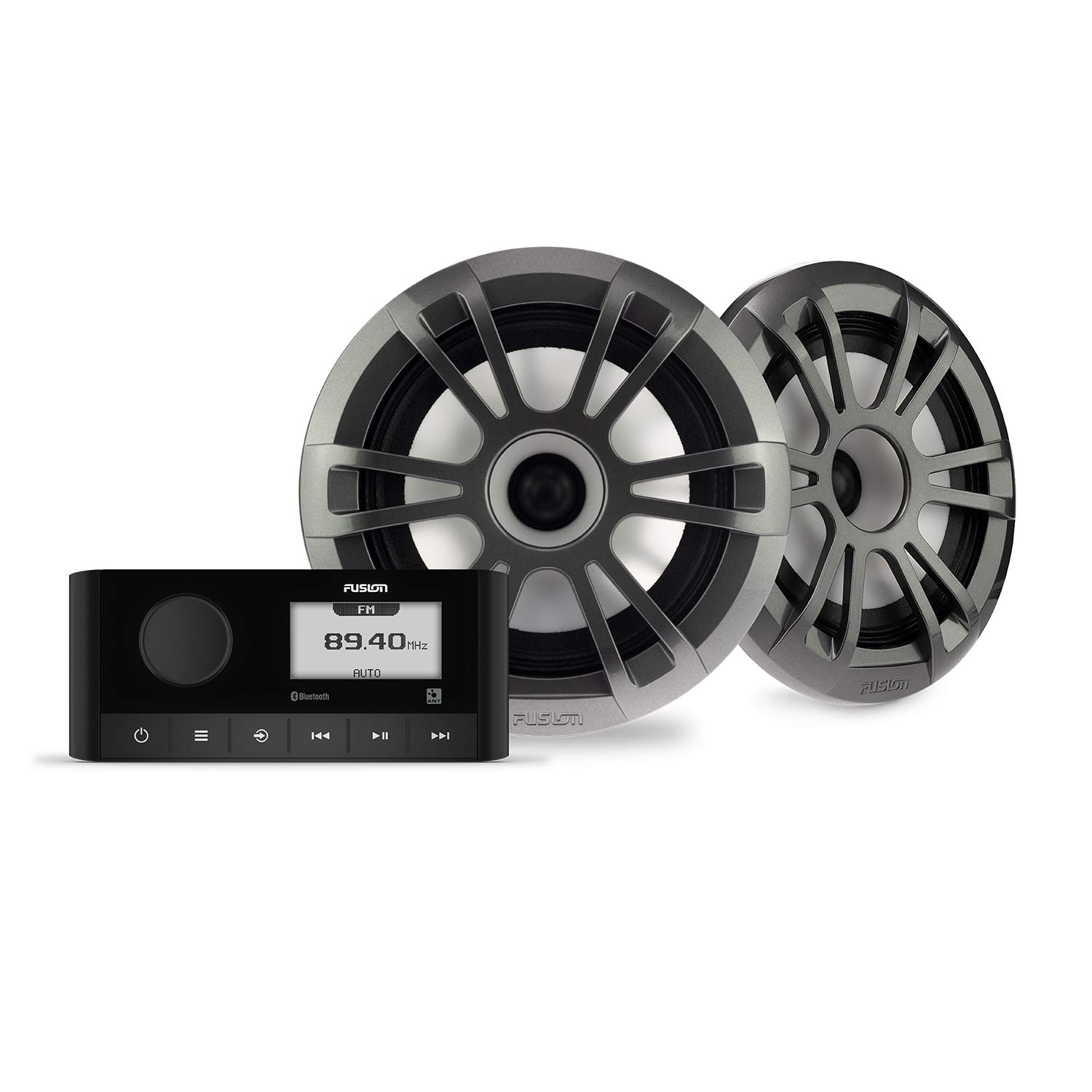 FUSION MS-RA60 Stereo and EL Sports Speaker Kit
