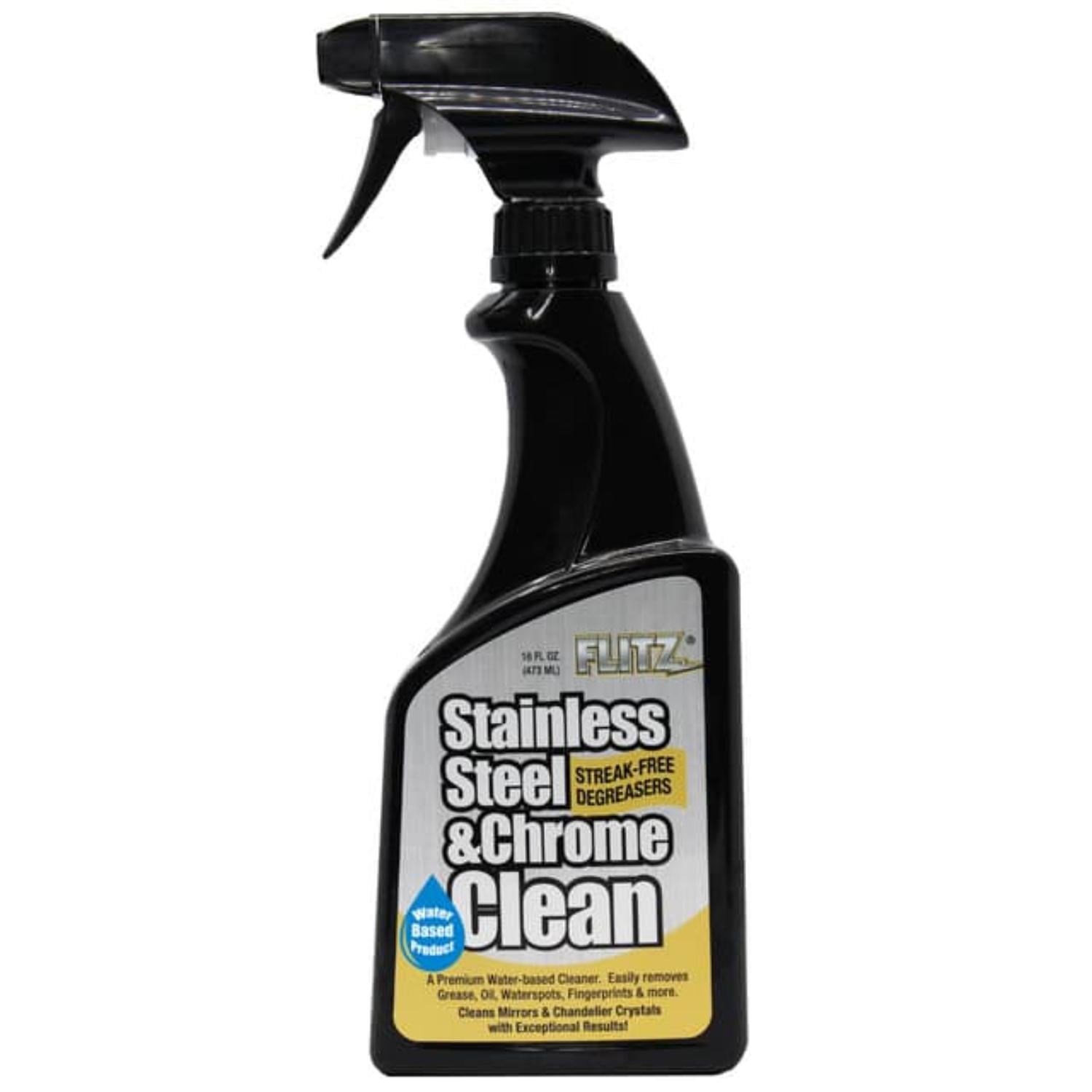 FLITZ Flitz Stainless Steel & Chrome Cleaner, 16oz.