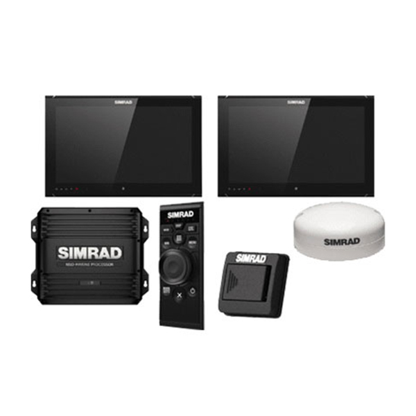 Simrad NSO evo2 Dual MFD Bundle w/ Two MO16-T Monitors & GPS