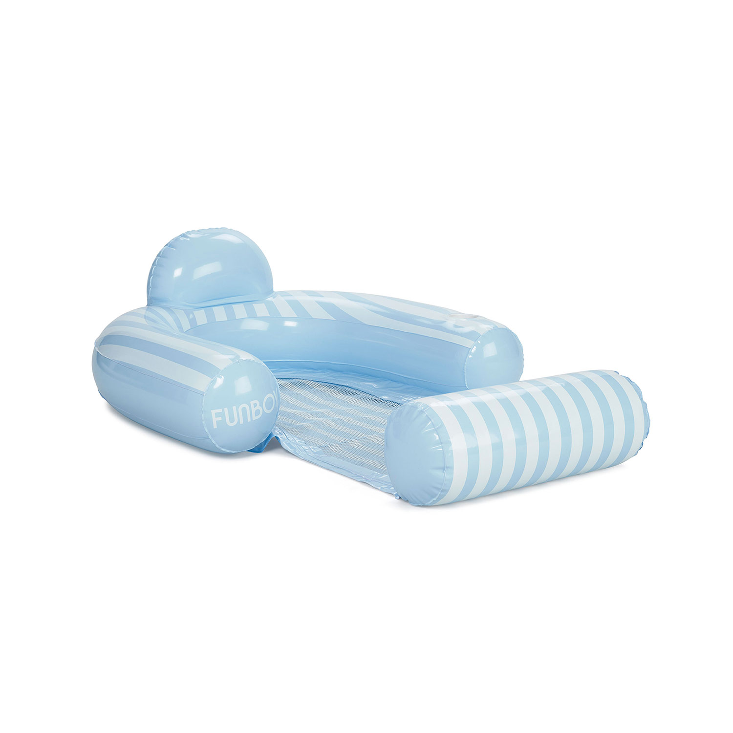 FUNBOY 53" Coastal Stripe Mesh Chair Inflatable Water Float