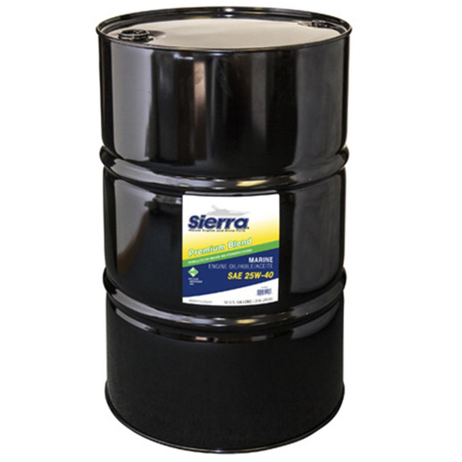 SIERRA Sierra 25W-40 4 Stroke Conventional Marine Engine Oil, 55 Gallon