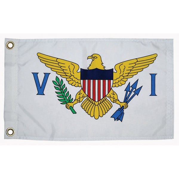 TAYLOR MADE US Virgin Island Courtesy Flag, 12" x 18"