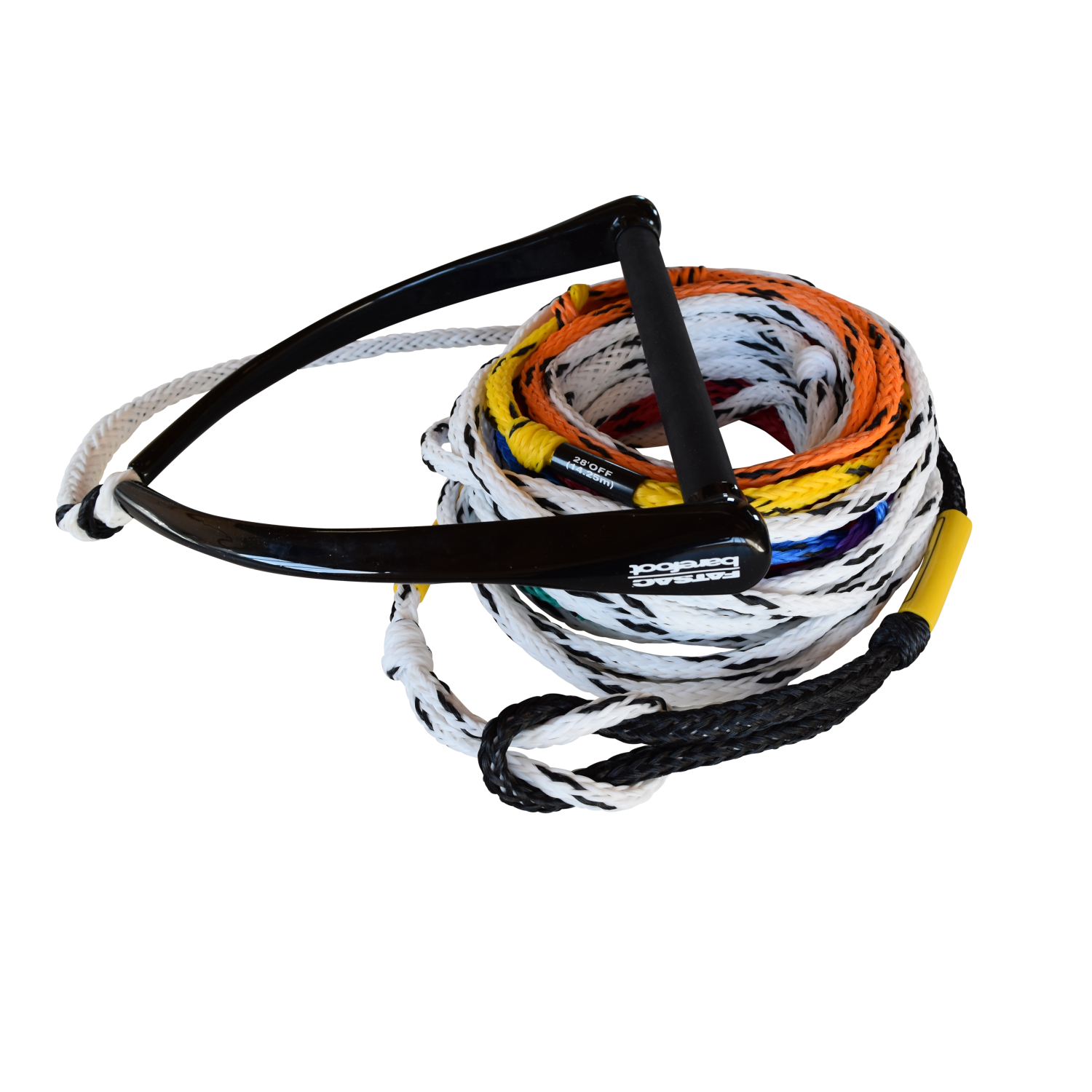 BAREFOOT INTERNATIONAL Ski Rope & Handle Combo Multi Color Take Off Loops