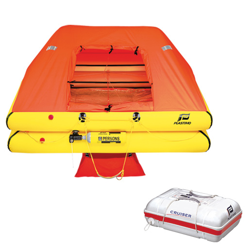 PLASTIMO Standard Coastal Cruiser Life Rafts with Canister