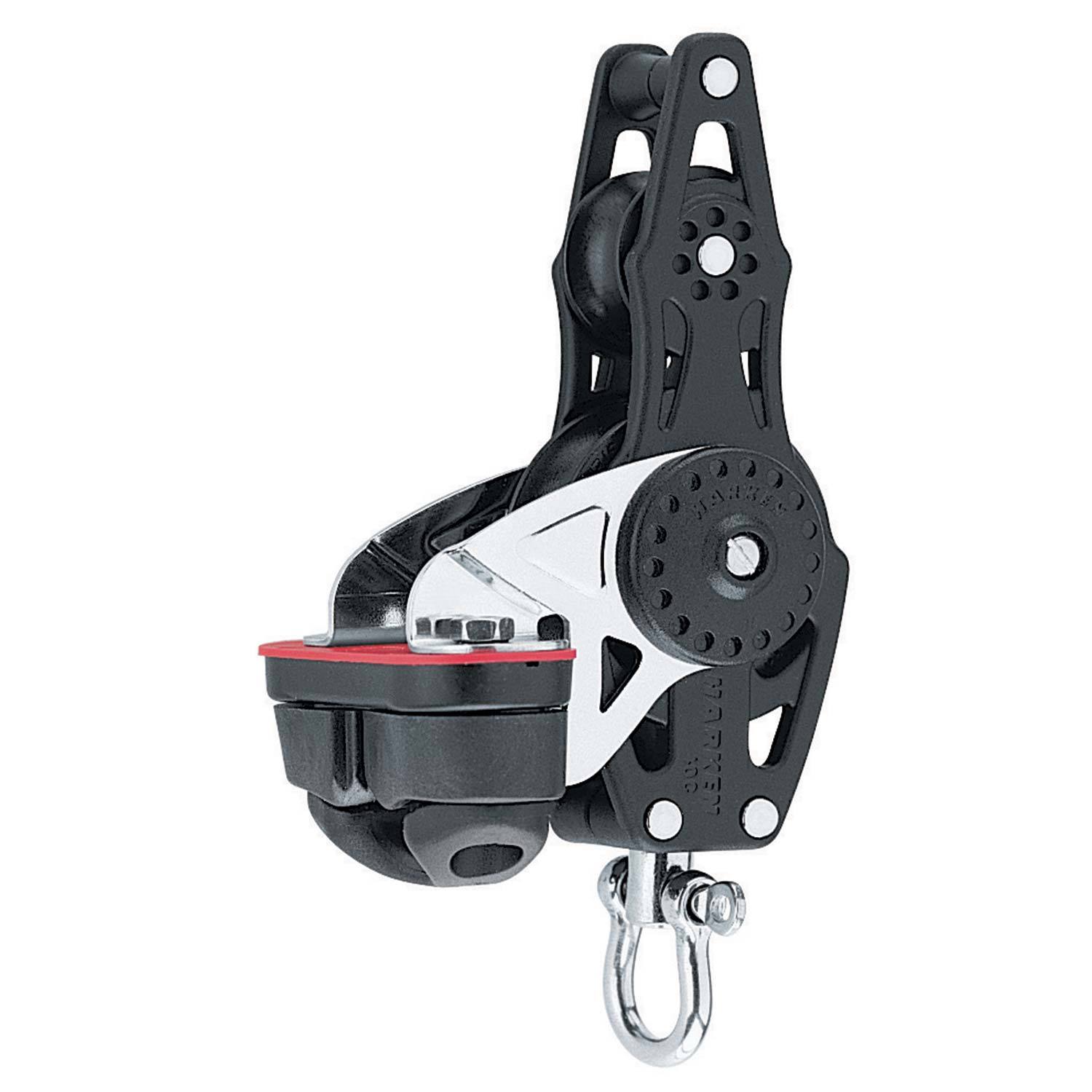 HARKEN 75mm Carbo Fiddle Block with Becket and Cam