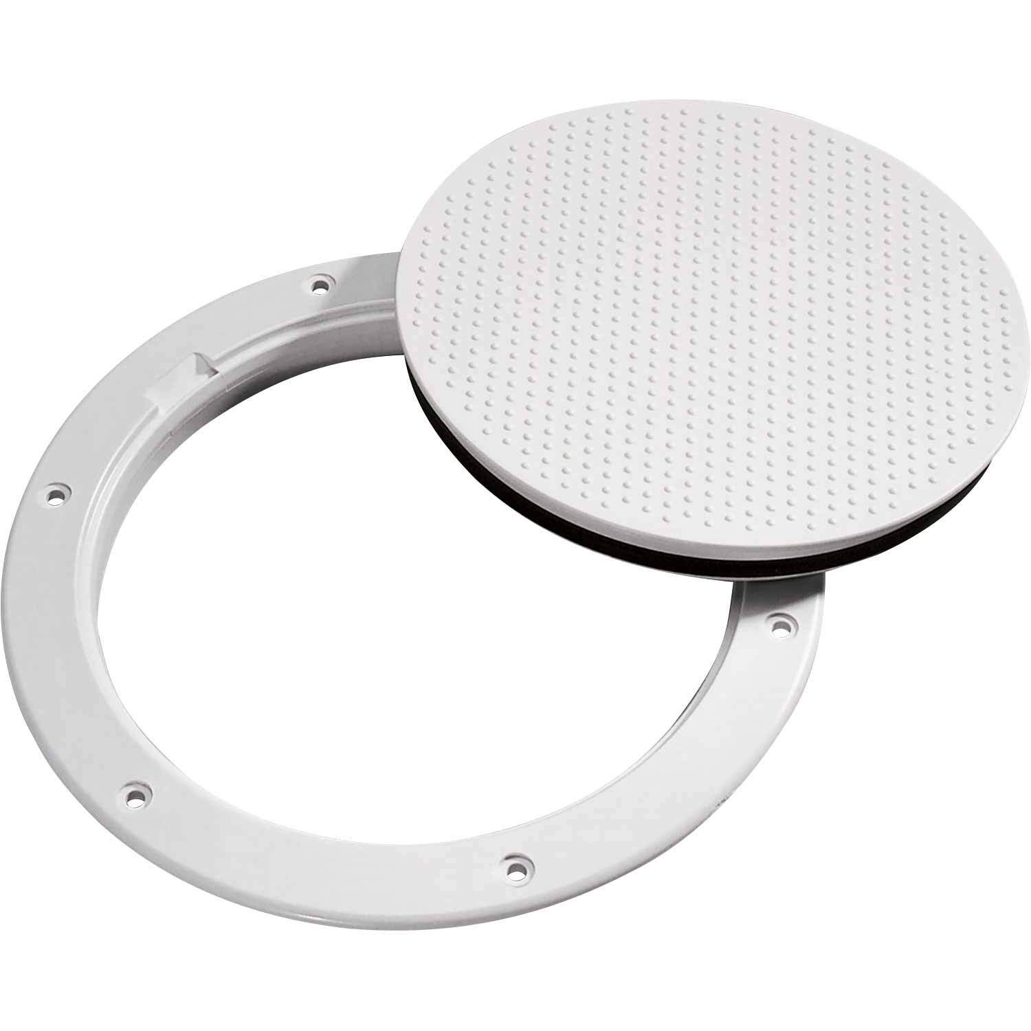 WEST MARINE Pry-Out 6" Deck Plate Nonskid White