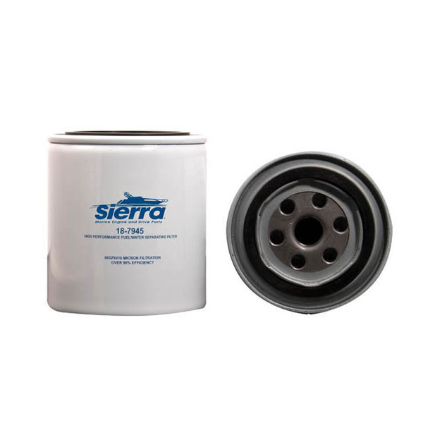 SIERRA 18-7945 Long Fuel Filter/Water Separator, 10 Micron | West Marine