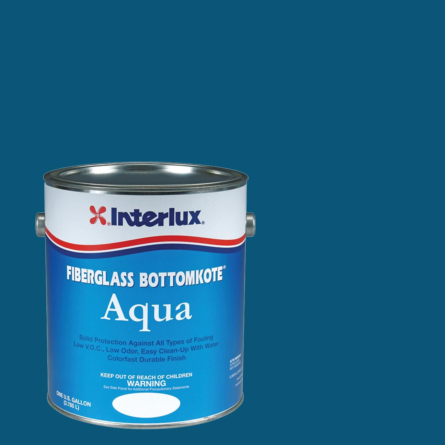 INTERLUX Fiberglass Bottomkote Aqua, Blue, Gallon